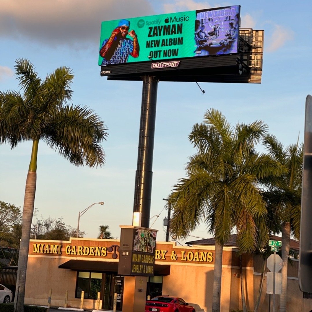 Zayman billboard Pops Up in Miami - 24Hip-Hop